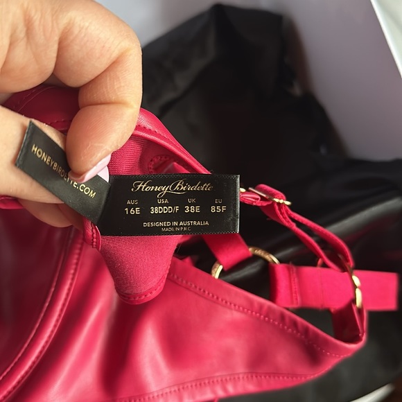 Honey Birdette | Intimates & Sleepwear | Honey Birdette Red Vegan ...